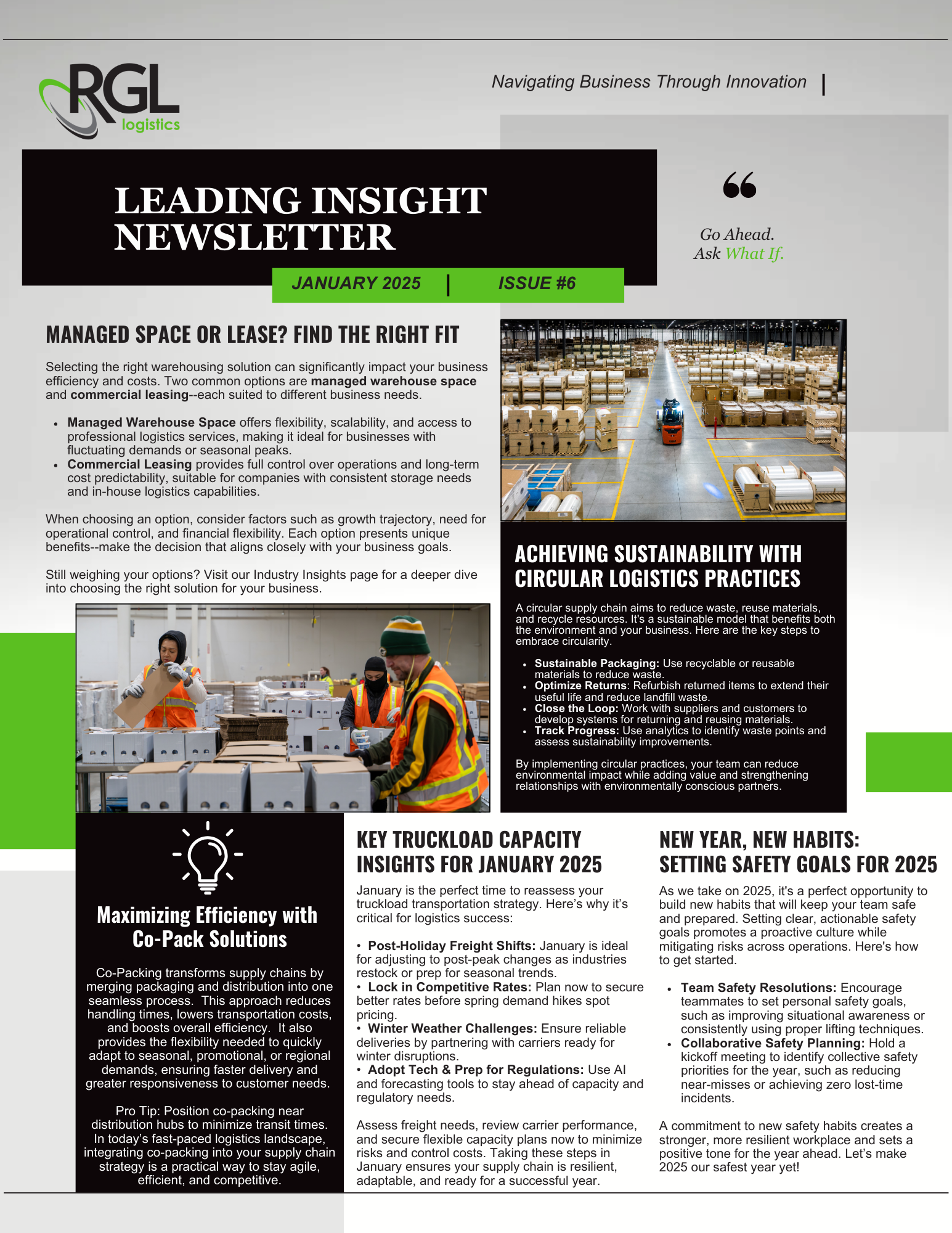 Newsletter January 2025 - RGL Logistics