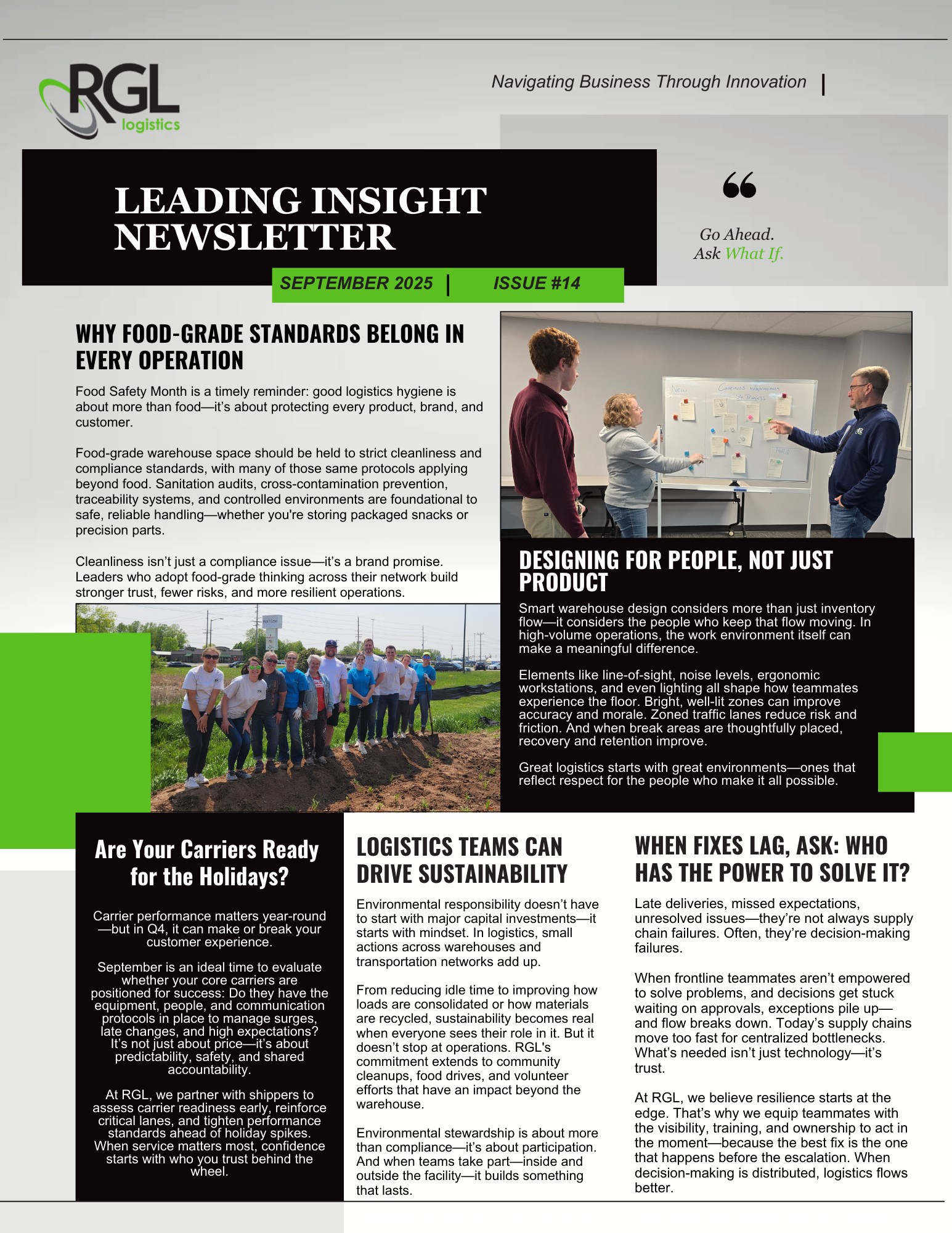 Newsletter September 2025 - RGL Logistics